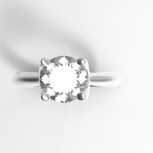 Engagement 3D CAD Ring CA4 - Etsy
