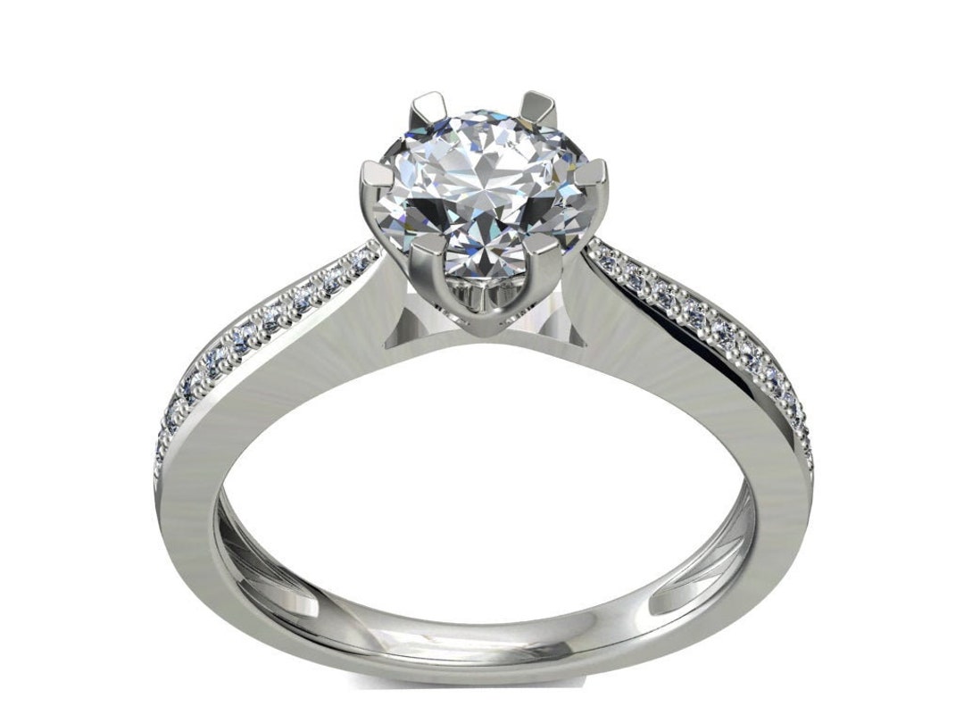 Jewelry Ring, Engagement Ring, CAD Model Design Digital STL File Format ...