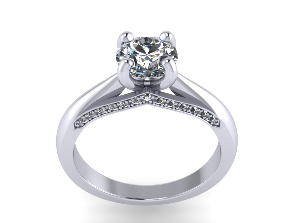 3D CAD Engagement Ring Jewelry Design Can Download STL File - Etsy