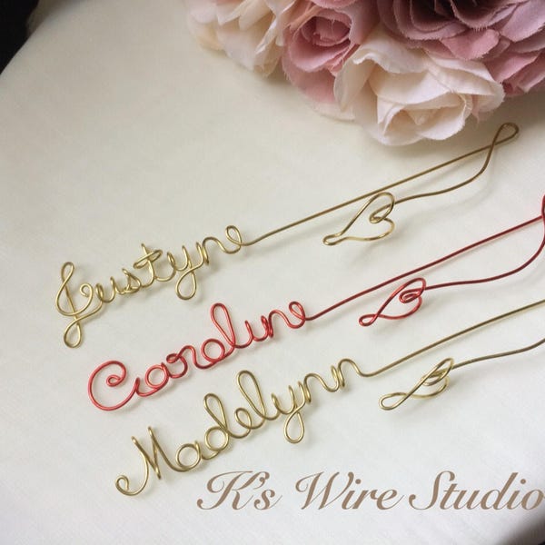 Wire Name - Etsy
