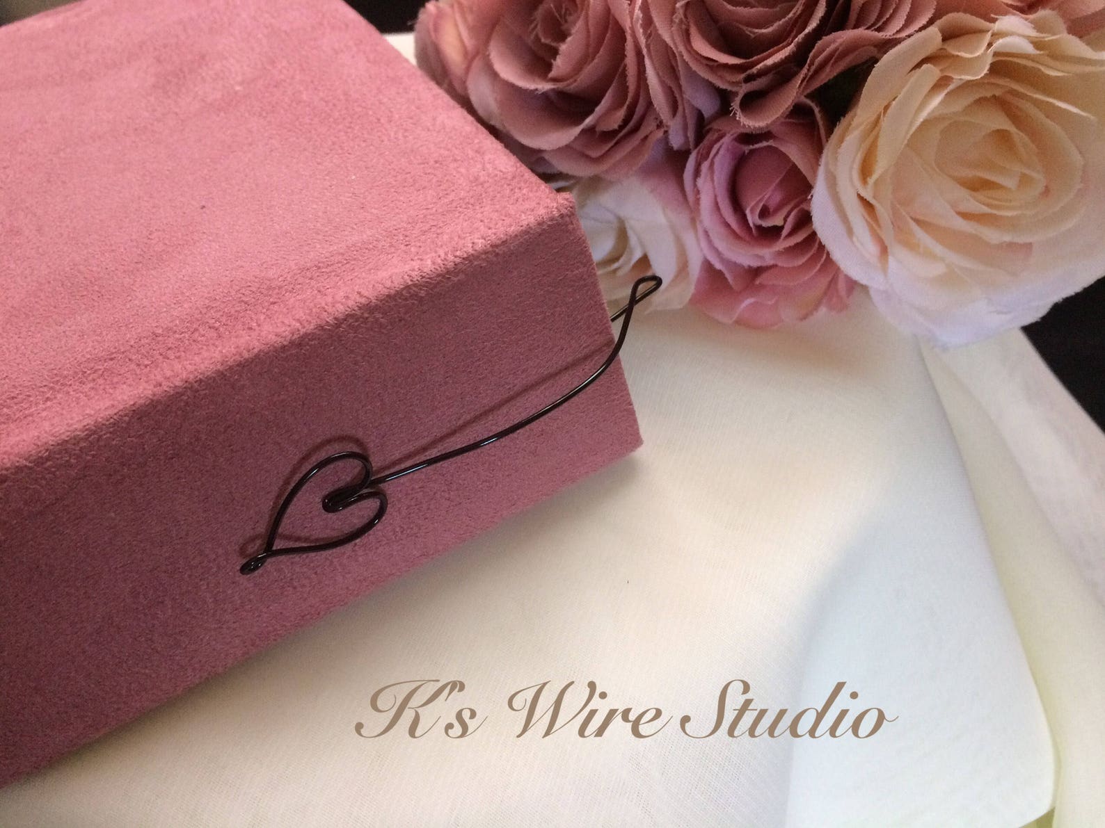 A Custom Wire Bookmark, A Personalized Wire Name Bookmark With a Heart ...