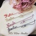 A Custom Wire Bookmark, A Personalized Wire Name Bookmark With a Heart ...