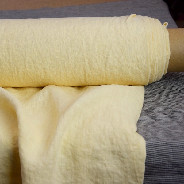 Pastel Yellow Fabric - Etsy