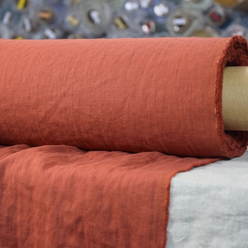 Rust Red Silk Satin Fabric for Wedding Evening Dress Shirts | Etsy