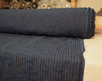 Blue Linen Fabric - Etsy