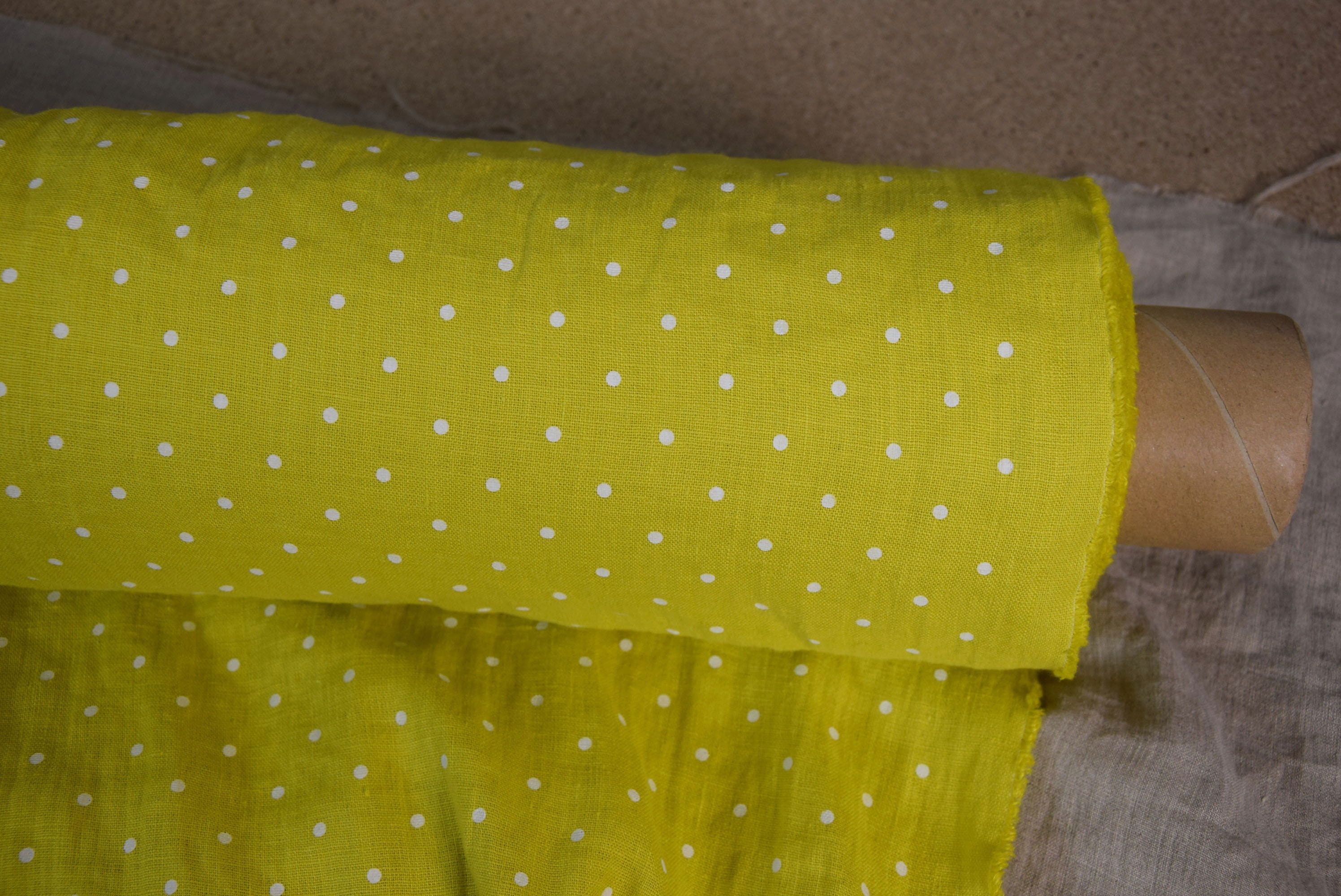 Chartreuse washed pure linen Jewelry Making & Beading Craft Supplies ...