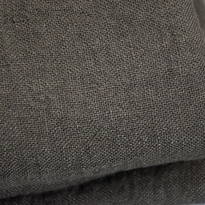 REMNANTS SALE 100% Linen Fabric Julia Forest Night 210gsm6.20 Oz/yd2 ...