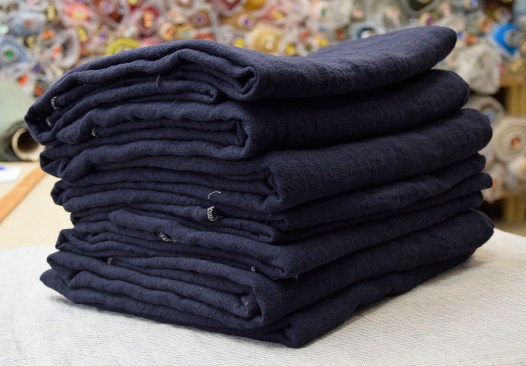 REMNANTS SALE!!! 100% Linen Fabric Julia Eclipse 210gsm (6.20 Oz/yd2 ...