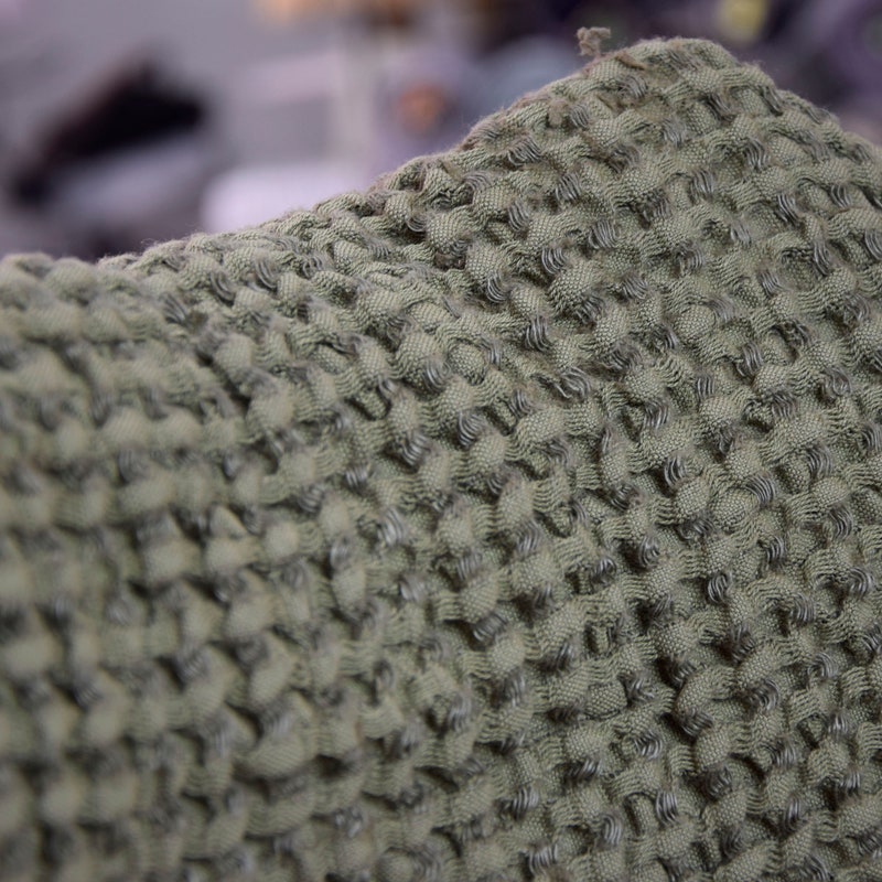 Waffle Linen Fabric - Etsy