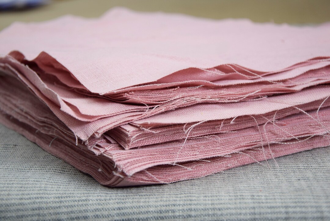 OFFCUTS SALE!!! 100% Linen Pink Fabric, Densely Woven 260gsm(7.8oz/yd2 ...