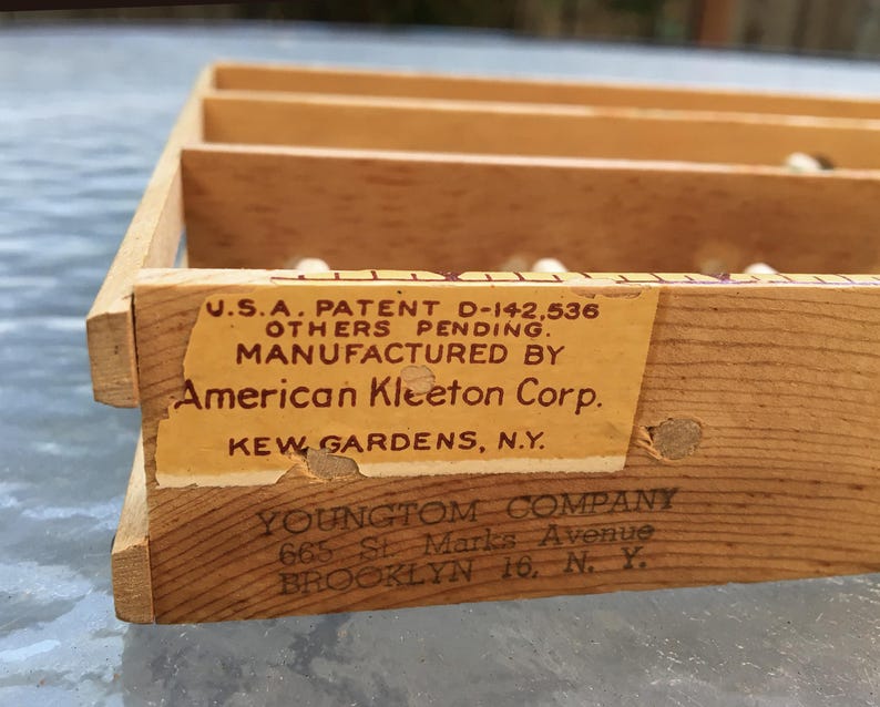 Vintage Spool Rack With Adorable Decorated Wood Design, Spools of ...