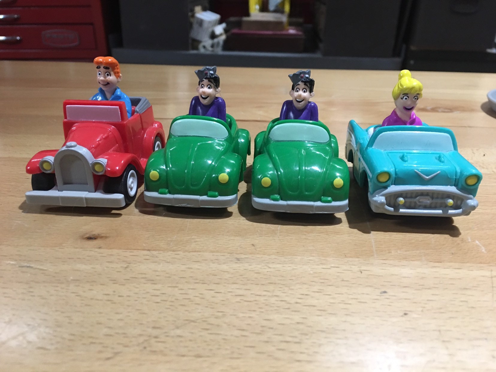 Vintage Burger King Archie Cars From Kids Club 1990s Betty Jalopy Red ...