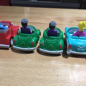 Vintage Burger King Archie Cars From Kids Club 1990s Betty Jalopy Red ...