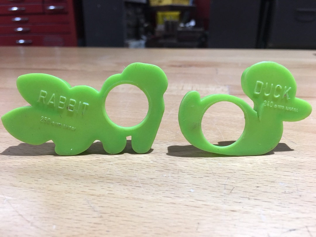 VERY RARE Vintage 1973 Lime Green Rabbit 250 and Duck 240 Cookie ...