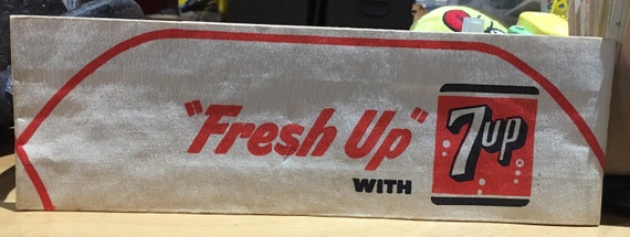 Vintage Paper 7UP Hat "Fresh Up" 1950s 1960s Employee… - Gem