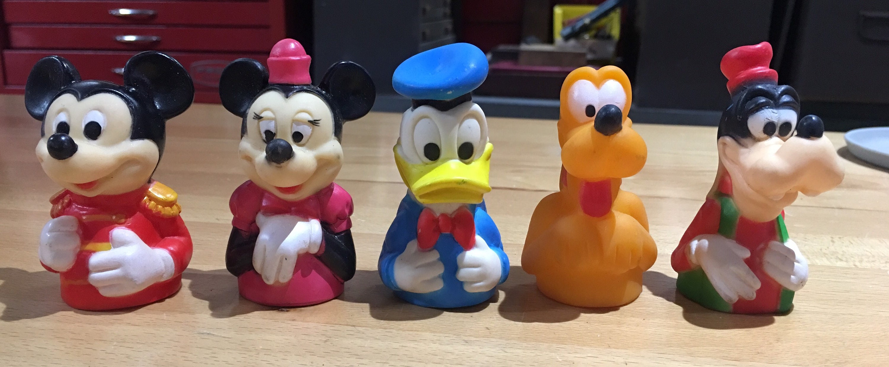 Vintage Walt Disney Productions Plastic Finger Puppets Lot of | Etsy