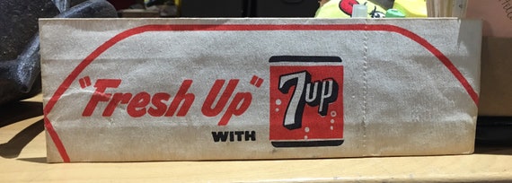 Vintage Paper 7UP Hat "Fresh Up" 1950s 1960s Employee… - Gem