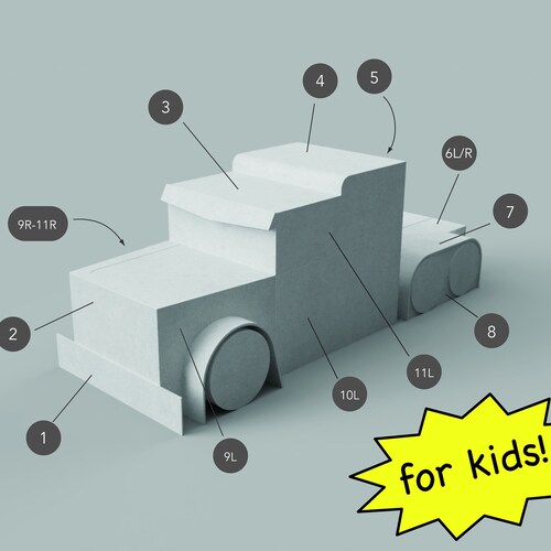 Template for Transforming Car Costume for Kids Halloween - Etsy