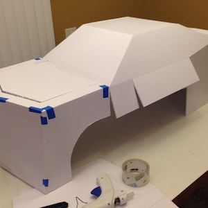 Template for Transforming Car Costume for Teens and Adults Inspired by ...