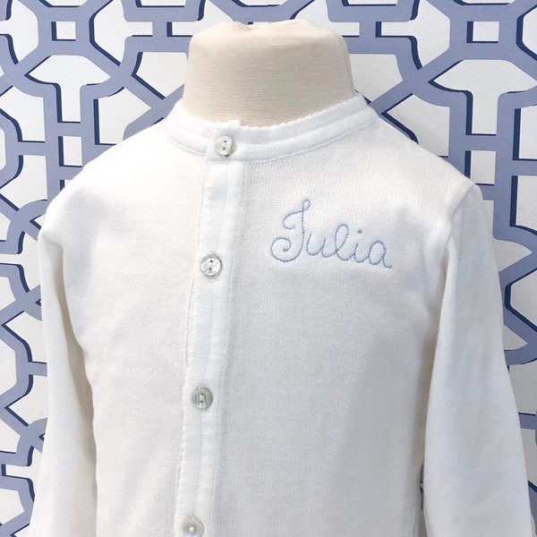 Monogram Cardigan - Etsy