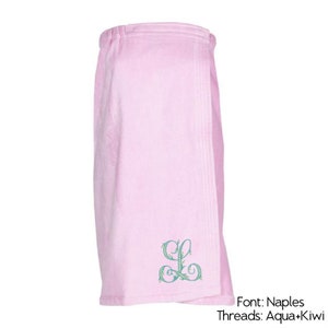 Women's Spa Wrap With Monogram - Towel Wrap - Etsy