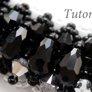 PDF Tutorial Beaded Necklace Glam Rock_ Seed Beads_crystals_swarovski ...