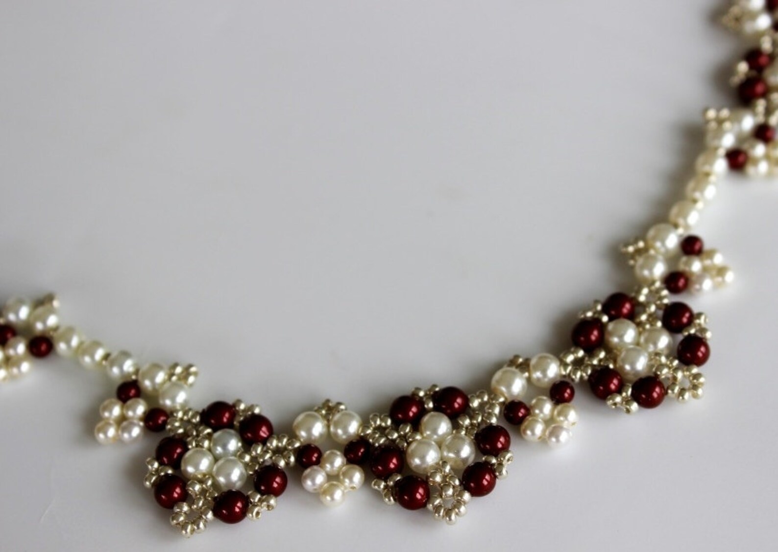 PDF Tutorial Beaded Berry Necklace_ Swarovski Pearl_seed Bead ...