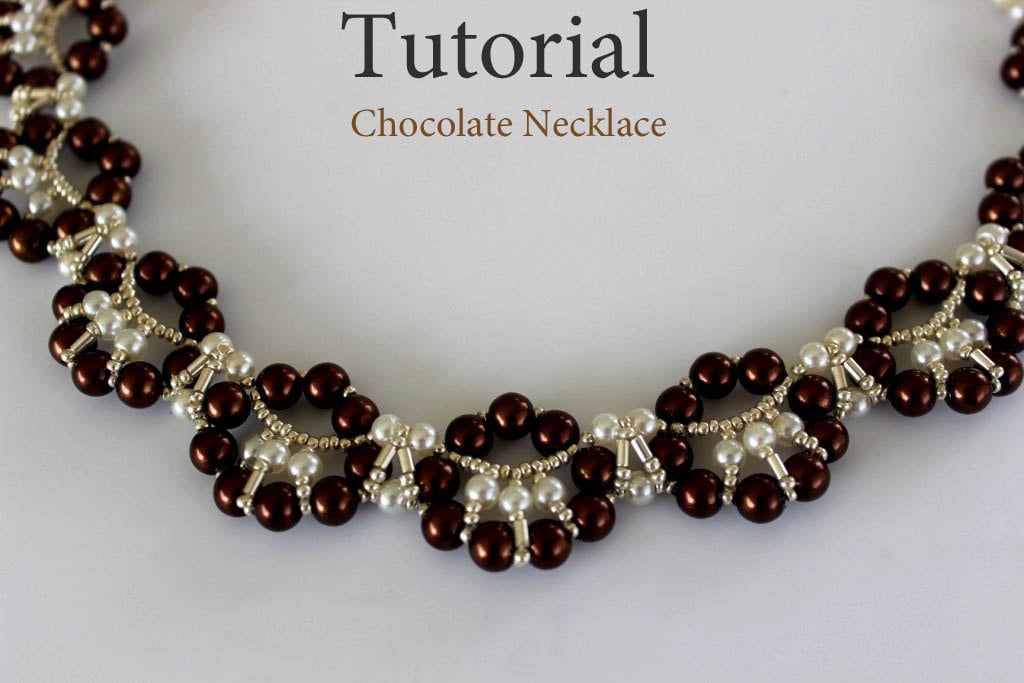 PDF Tutorial Beaded Chocolate Necklace_seed Beads_pearls_beadweaving - Etsy