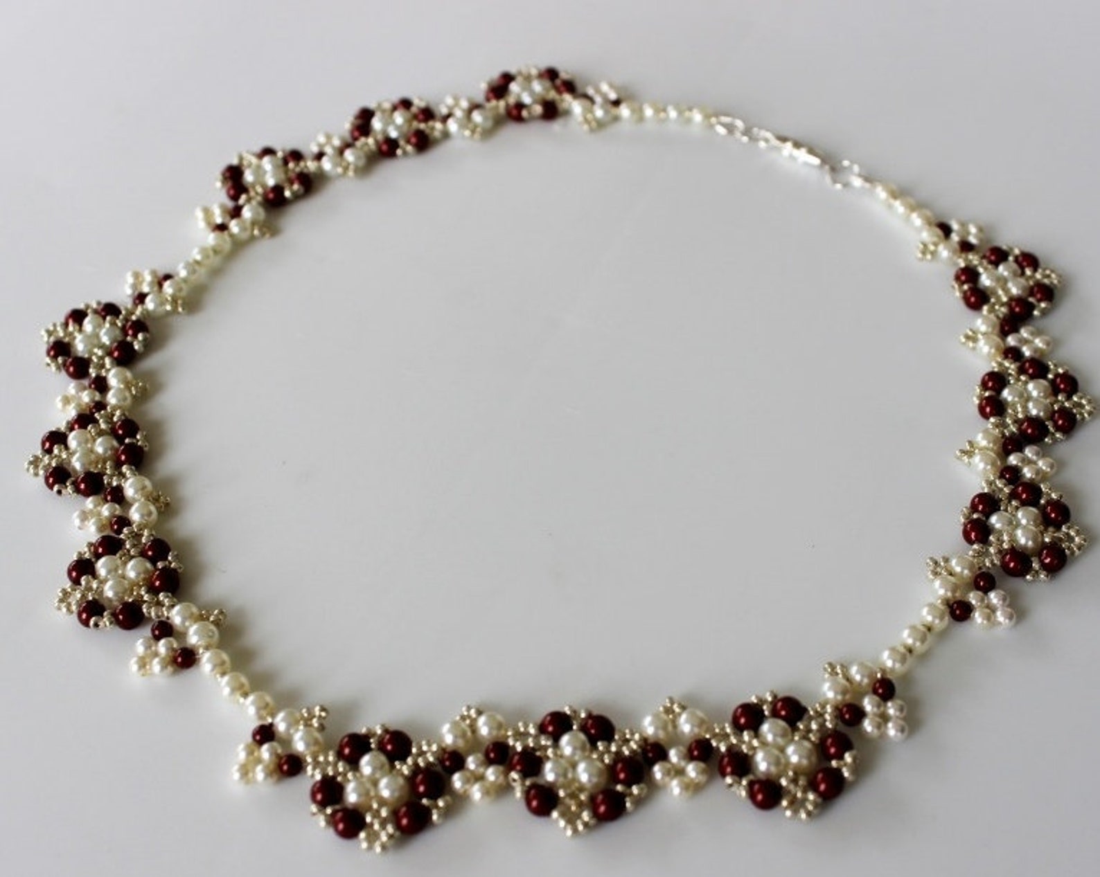 PDF Tutorial Beaded Berry Necklace_ Swarovski Pearl_seed Bead ...