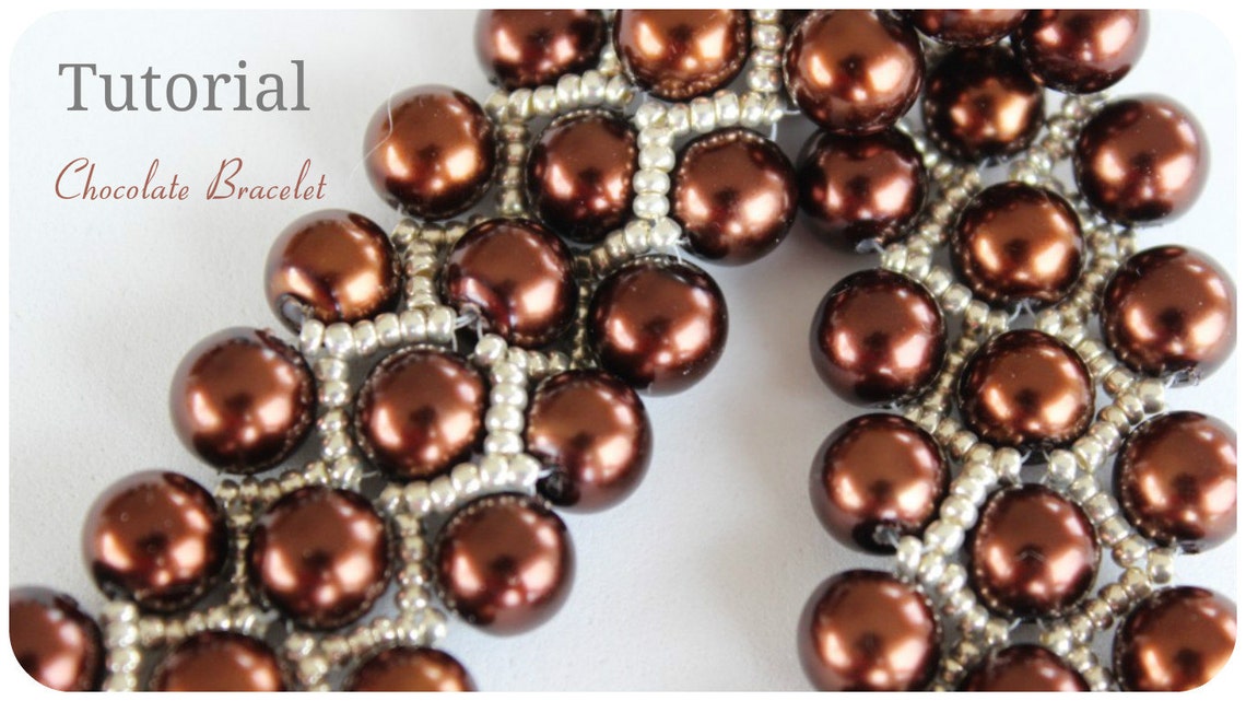 PDF Tutorial Beaded Chocolate Bracelet_seed Beads_glass Beads_beading ...