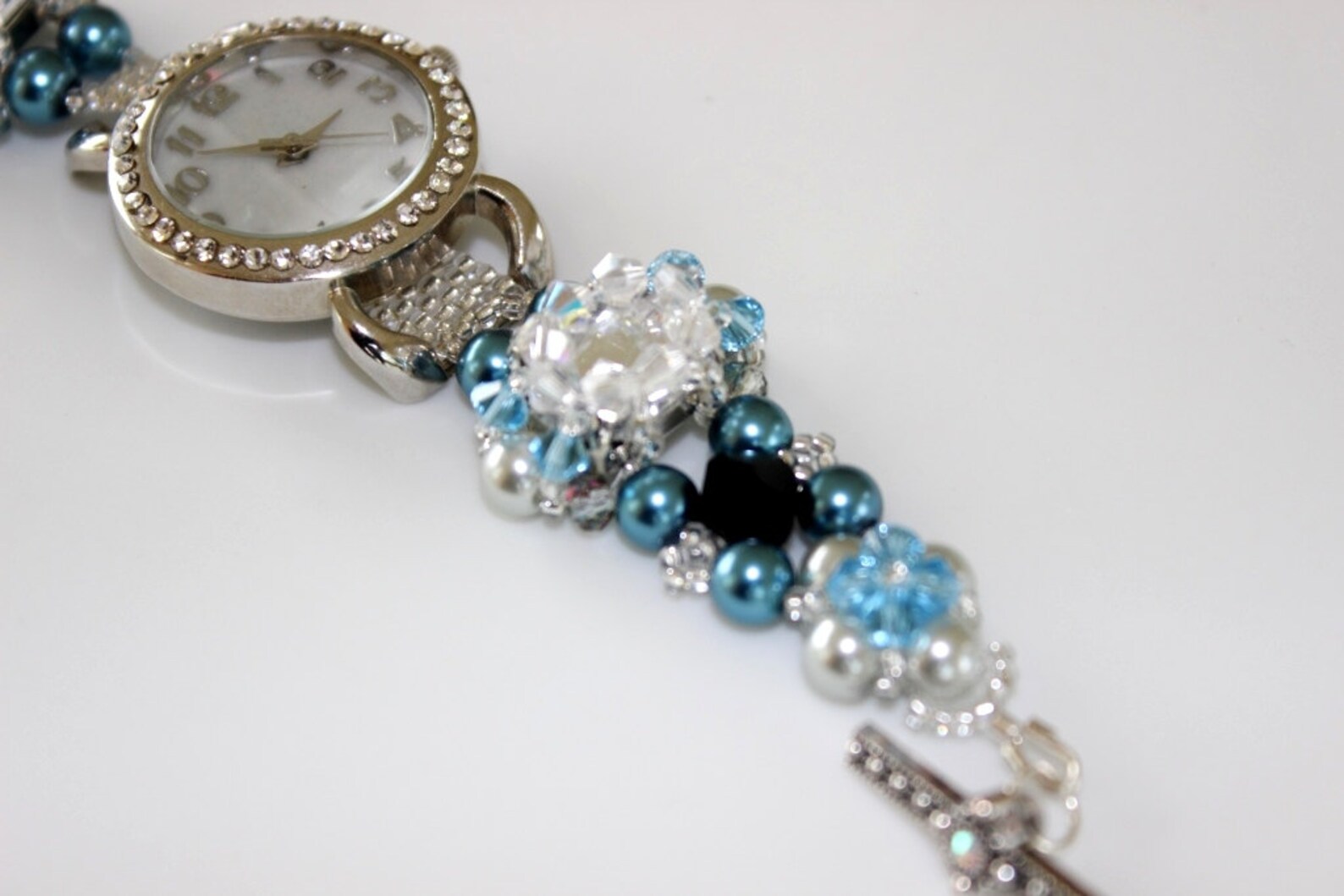 PDF Instractions Beaded Crystal Woman Watch Band_ Seed Bead_pearl ...