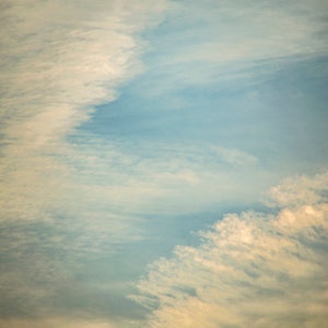 Instant Download of Vivid Cloud Wisps, Printable, Sky Photography ...