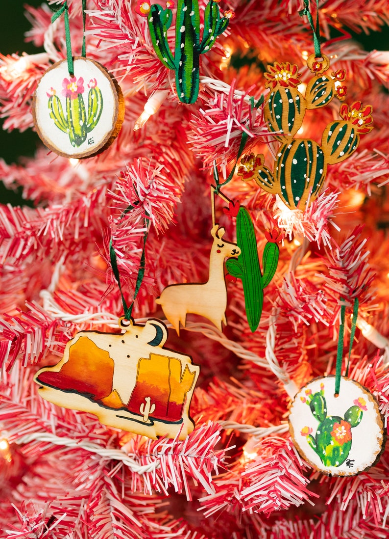 Hand Painted Arizona Sedona Red Rocks Mountain With Saguaro - Etsy