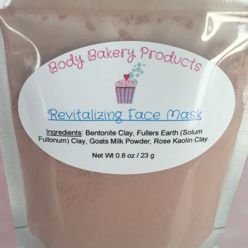 Revitalizing Face Mask Clay Mask Clay Face Mask Face | Etsy