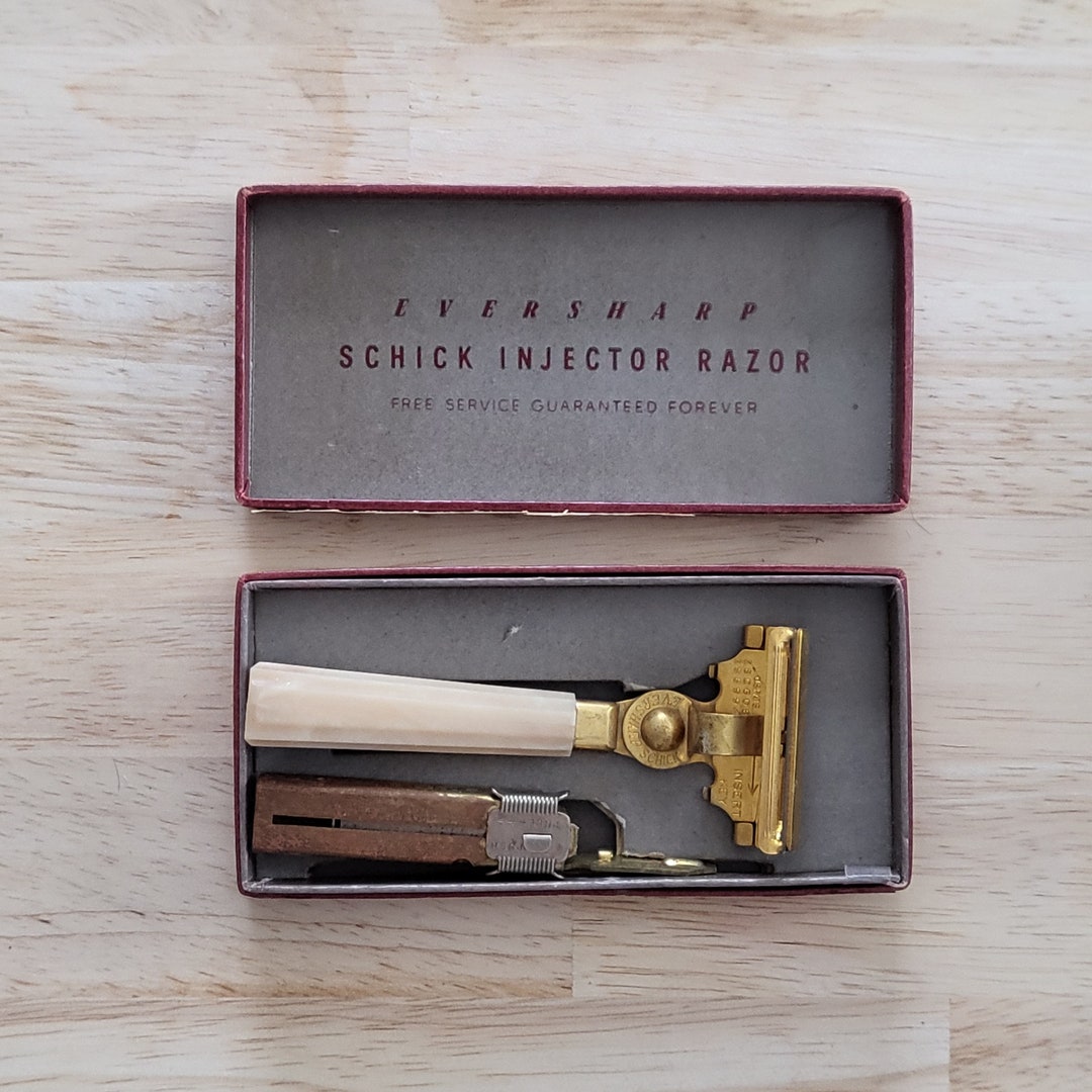 Vintage Schick Eversharp Injector Razor With Original Box, Blade ...