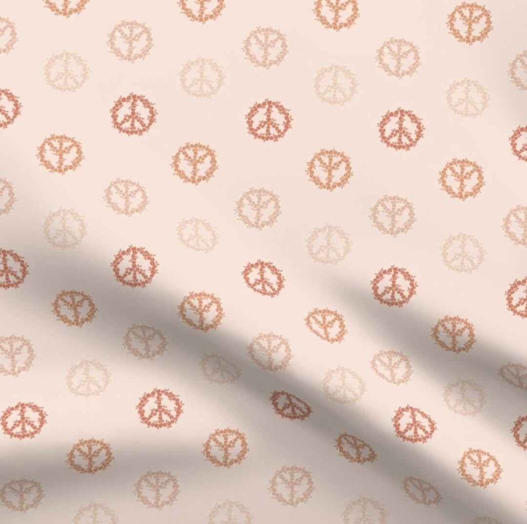 Flower Peace Sign Baby Lovey, Minky Security Blanket - Etsy