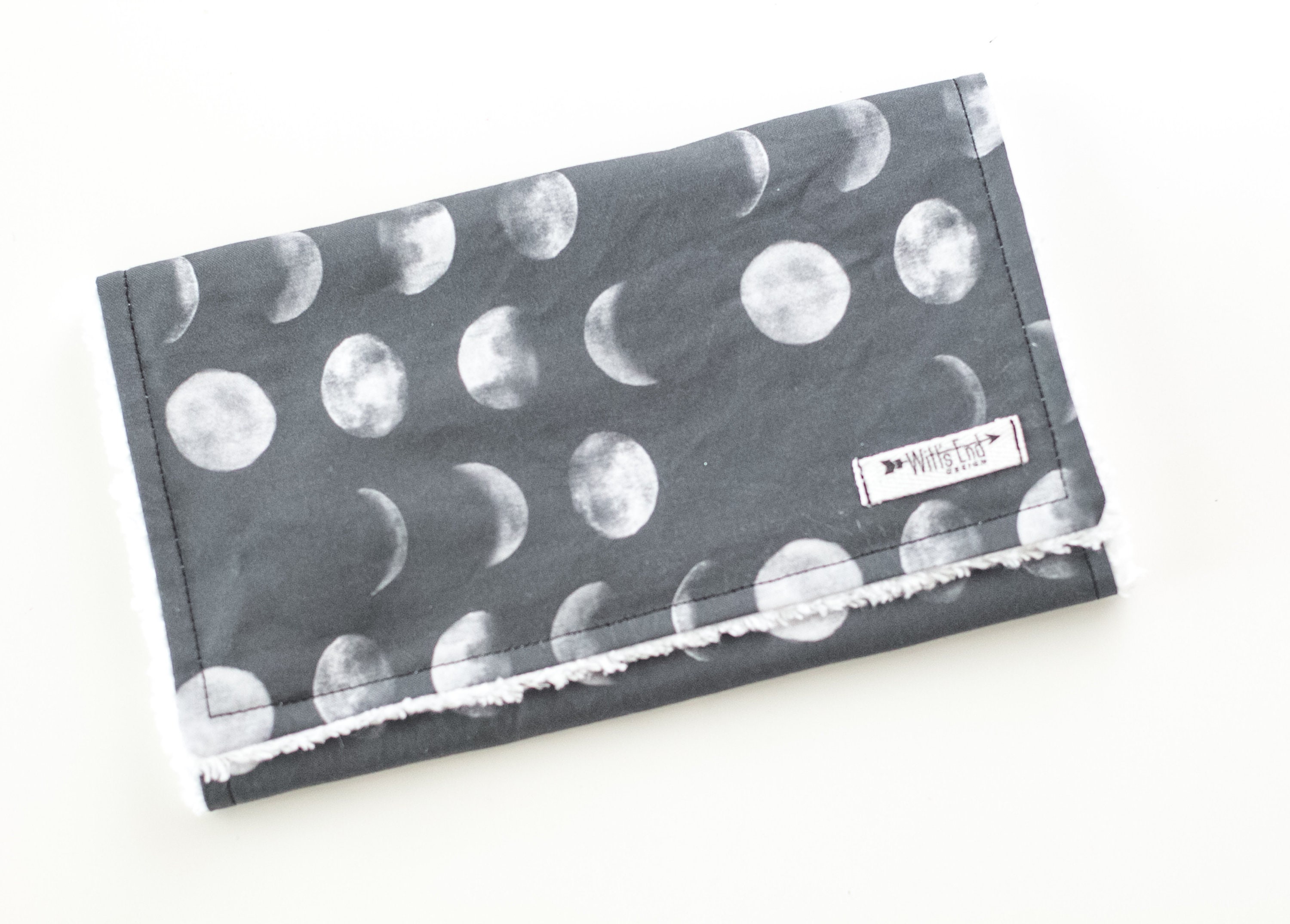 MOON PHASES Burp Cloth, Cotton Chenille Baby Shower Gift - Etsy