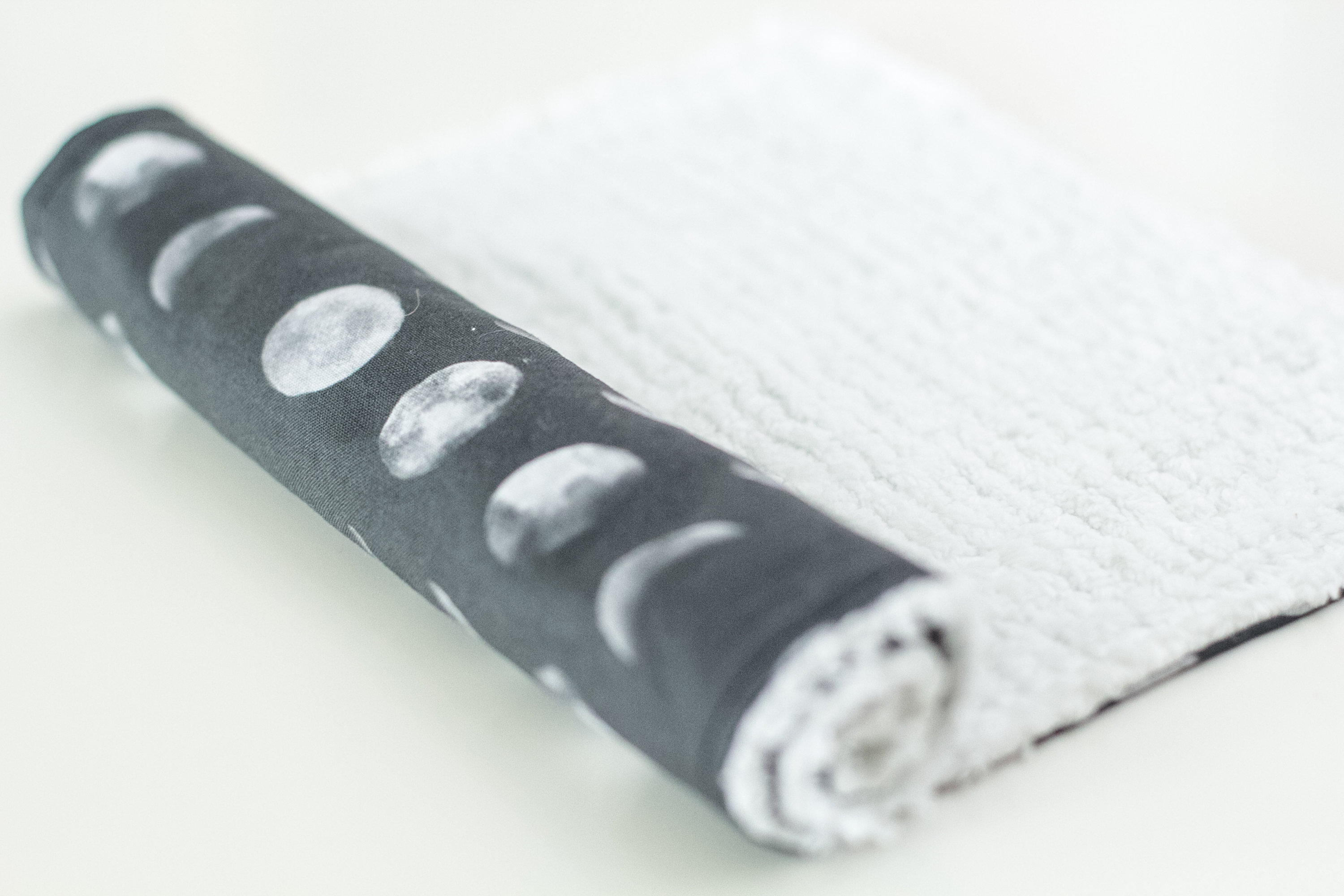 MOON PHASES Burp Cloth, Cotton Chenille Baby Shower Gift - Etsy