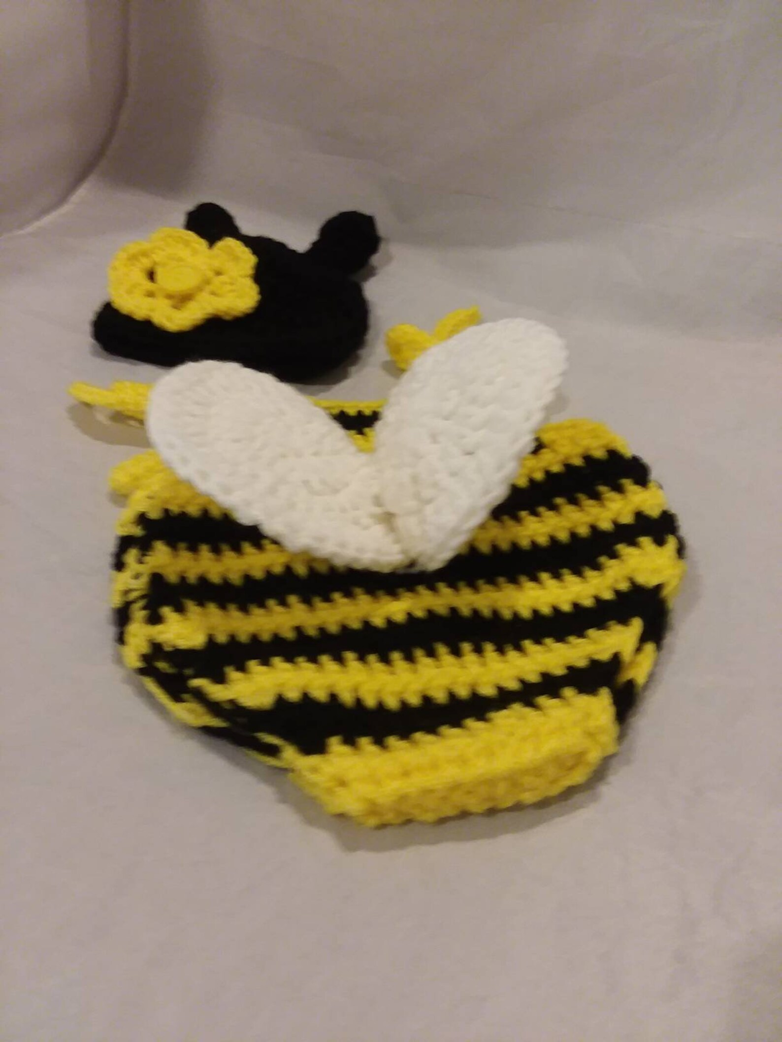 Baby Bumble Bee Costume Photo Props Outfit Set | Etsy