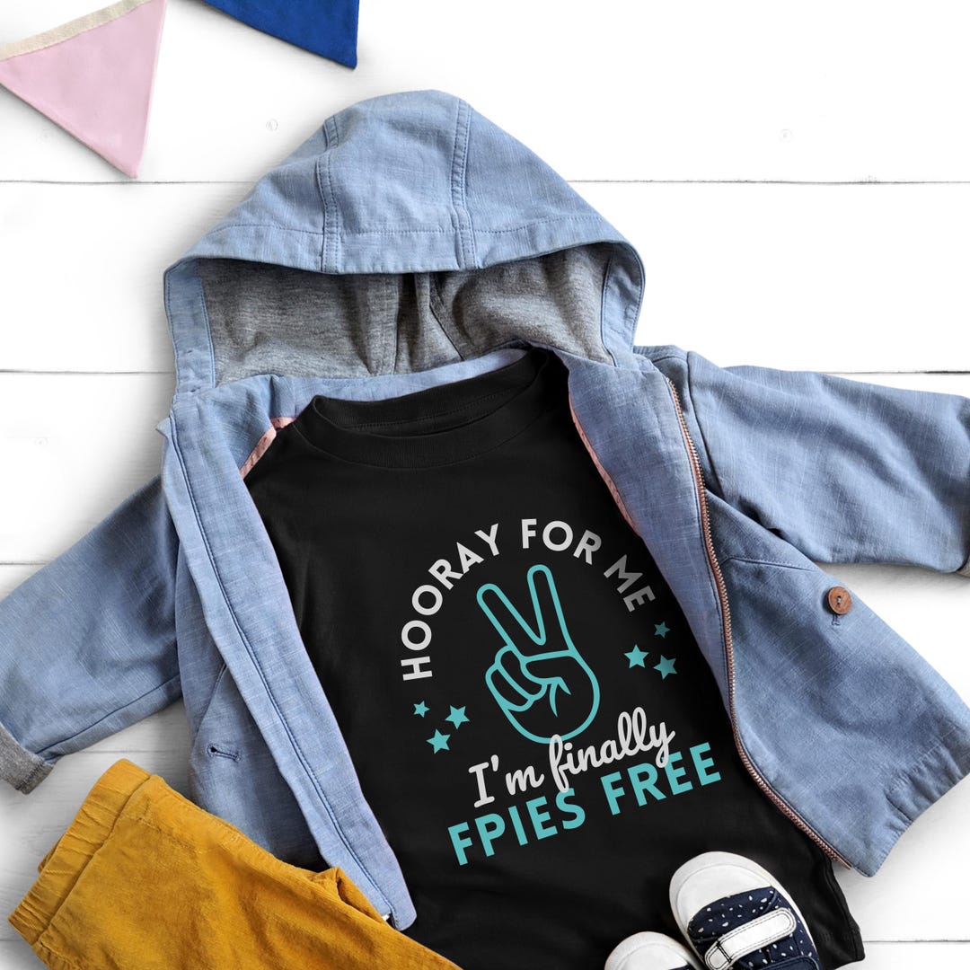 Hooray for Me I'm Finally FPIES Free Toddler Shirt, Food Challenge ...