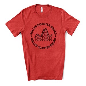 Roller Coaster Squad Shirt, Theme Park Group Shirt, Roller Coaster ...
