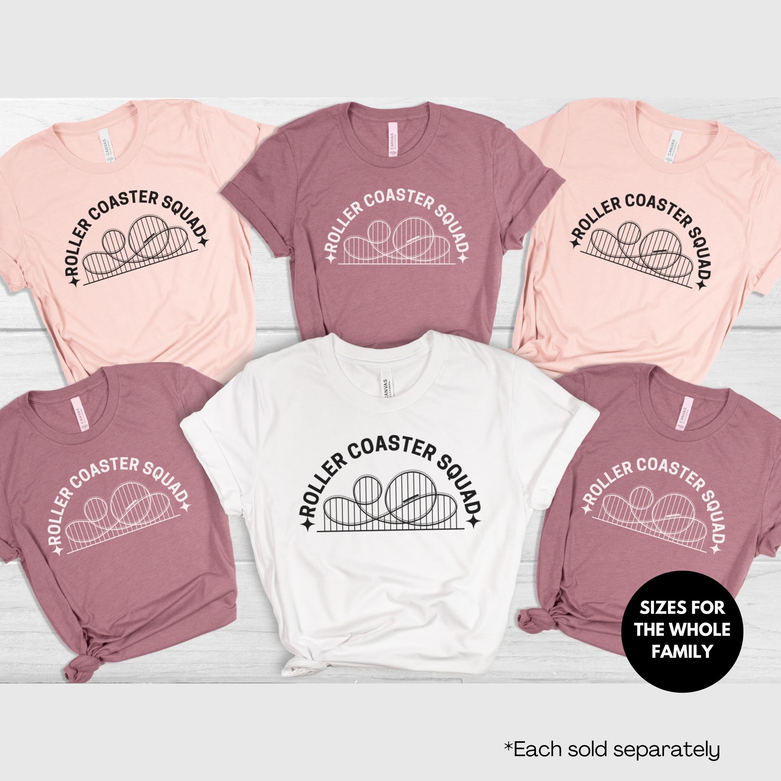Roller Coaster Squad Shirt, Rollercoaster Shirts, Theme Park Shirts ...