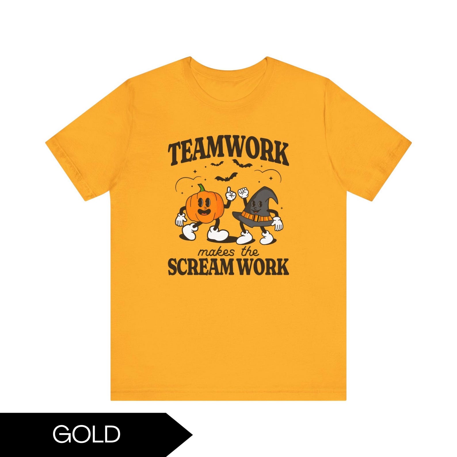 Teamwork Makes the Scream Work Halloween Shirt, Company Halloween Group ...