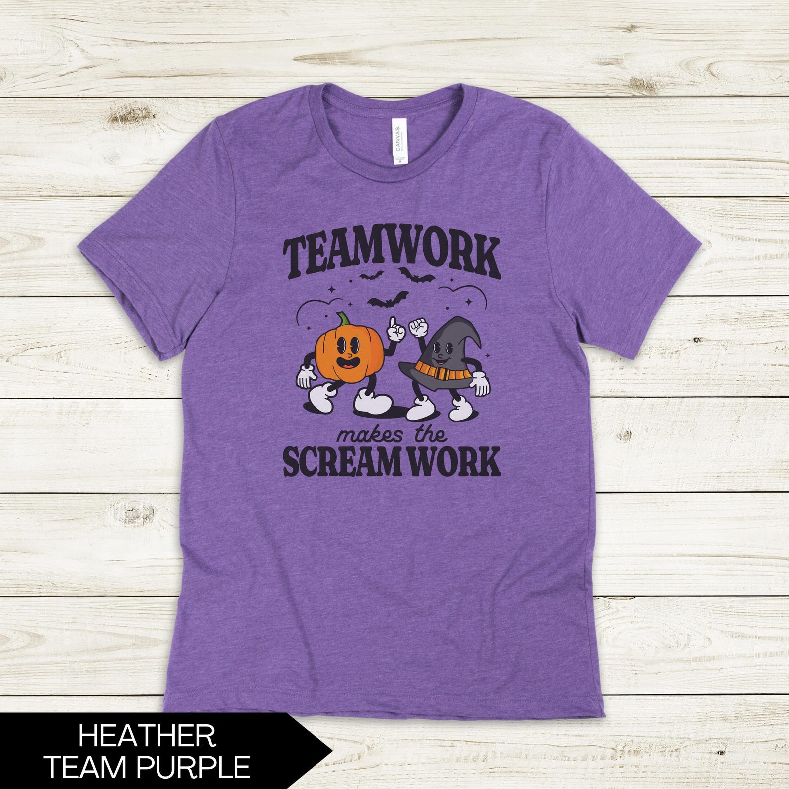Teamwork Makes the Scream Work Halloween Shirt, Company Halloween Group ...