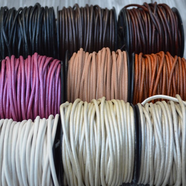 Leather Cord - Etsy