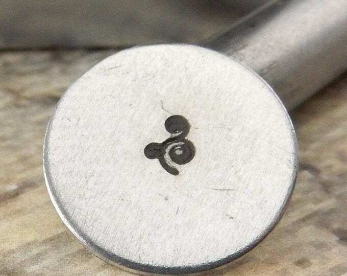 SEA TURTLE Metal Stamp 5 Mm Swimming Tortoise Design Stamp, Rated for ...