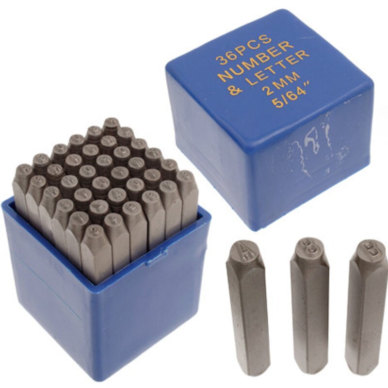 Metal Alphabet Stamp - Etsy