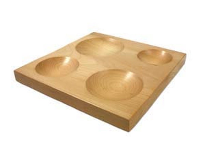 Wood Doming Block, 4 Depressions, Round Shapes, Great for Doming ...