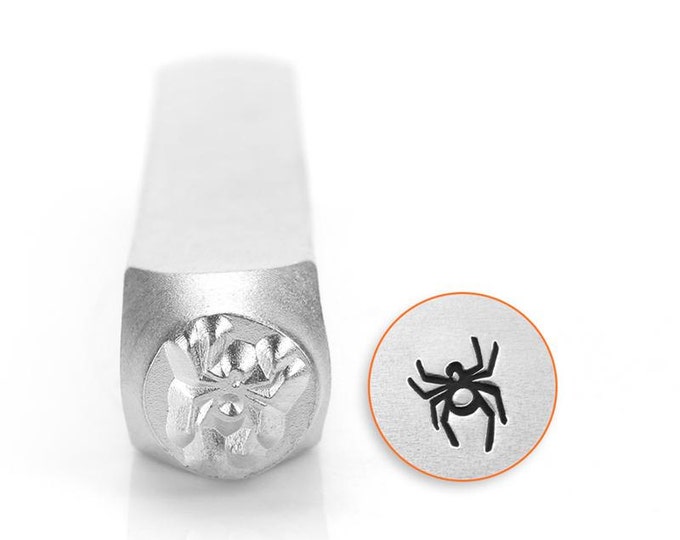 Spider Metal Stamp Impressart 6mm Black Widow Halloween - Etsy