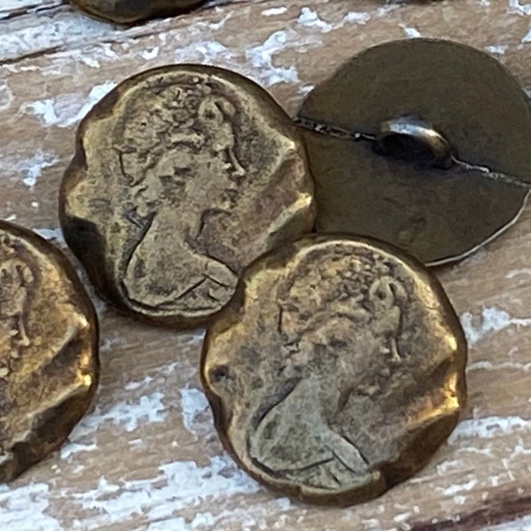 Antique Cameo Buttons - Etsy